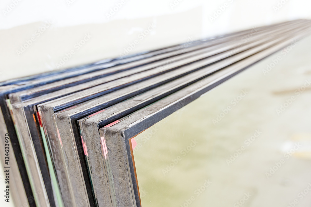 Double glazing thermal pane glass Stock-Foto | Adobe Stock