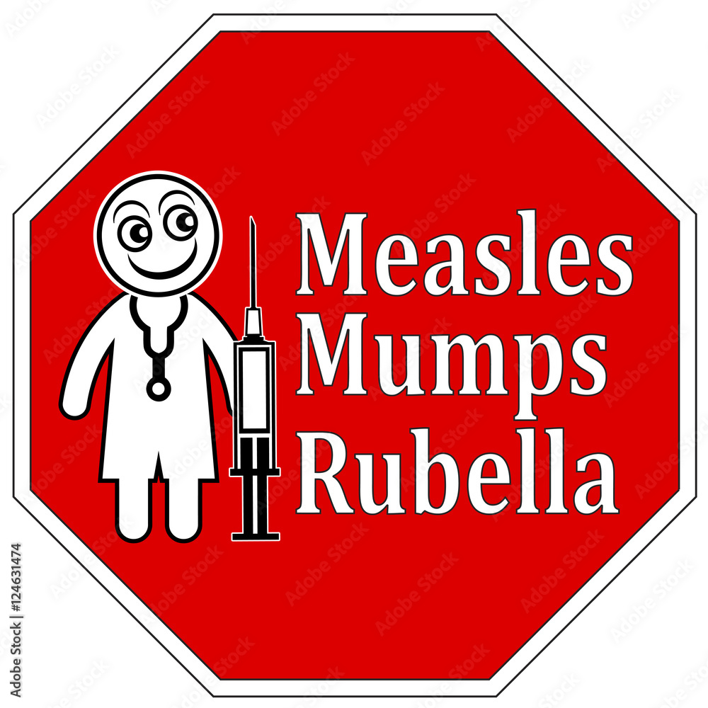 Measles Mumps Rubella Shot. Reminder for important vaccines against ...
