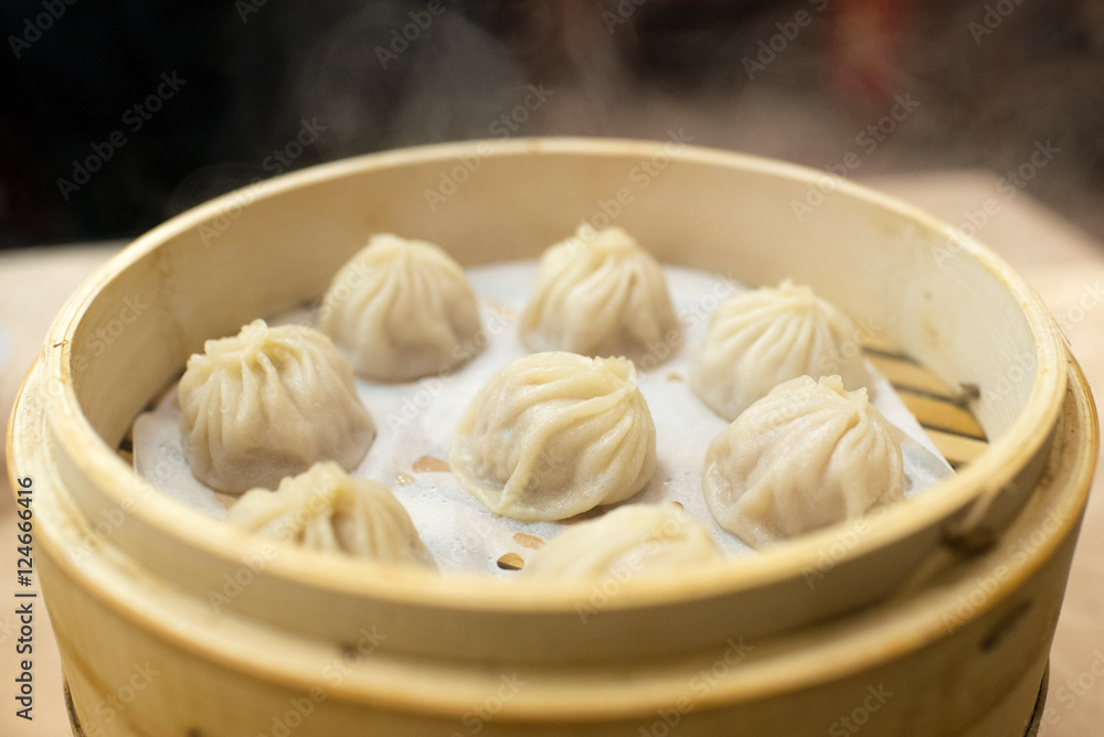 Xiao Long Bao (soup-filled dumplings) 小籠包 Stock Photo | Adobe Stock