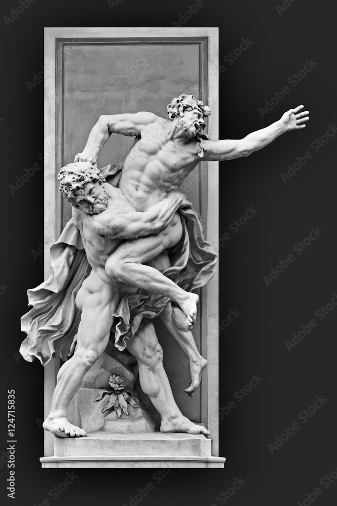 Hercules and Antaeus Stock Photo | Adobe Stock