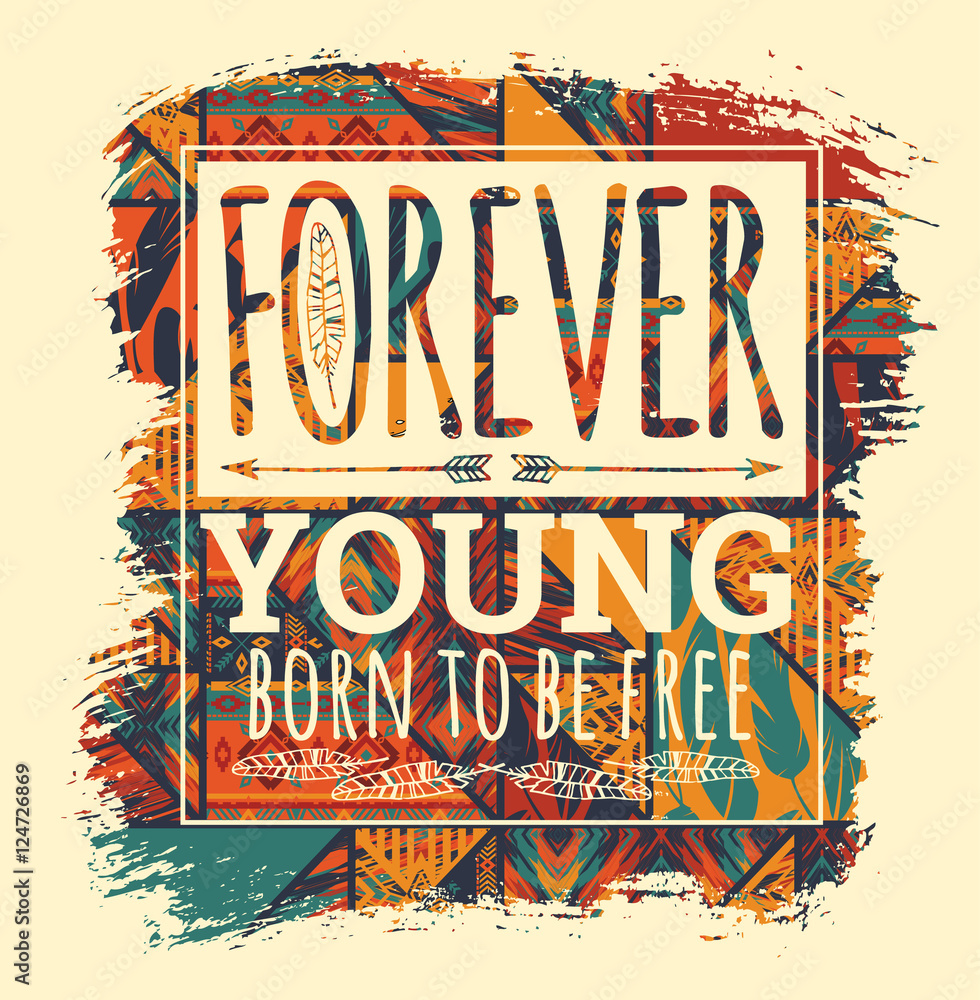 Vector illustration with the slogan for t-shirts Stock Vector | Adobe Stock