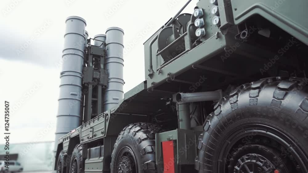 Russian anti-aircraft missile system of large and medium-range air ...