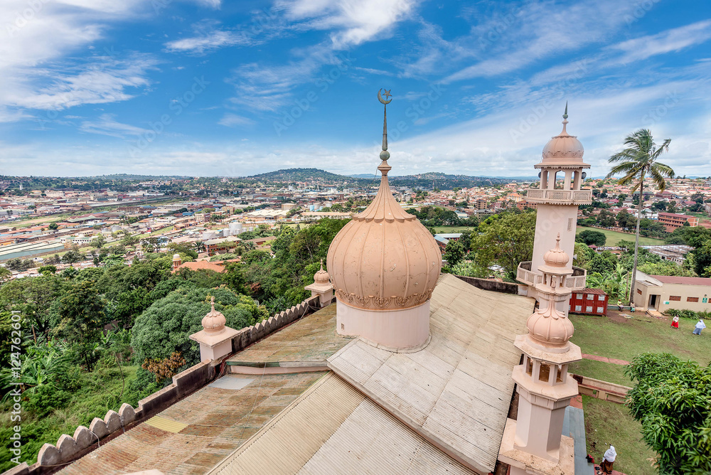 Kibuli mosque in Kampala city, Uganda Stock Photo | Adobe Stock
