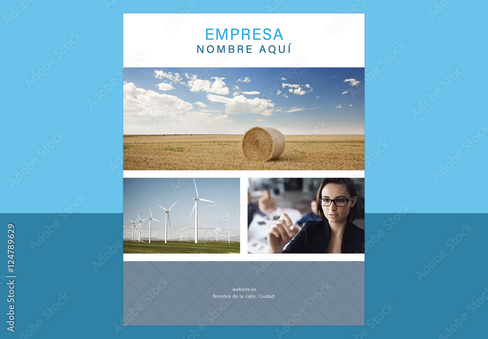 Diseño de anuncio sencillo Stock Template | Adobe Stock