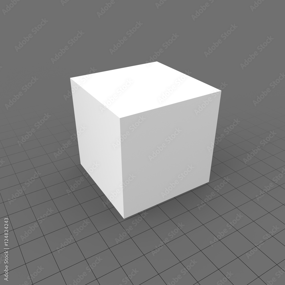 Cube Stock 3D asset | Adobe Stock