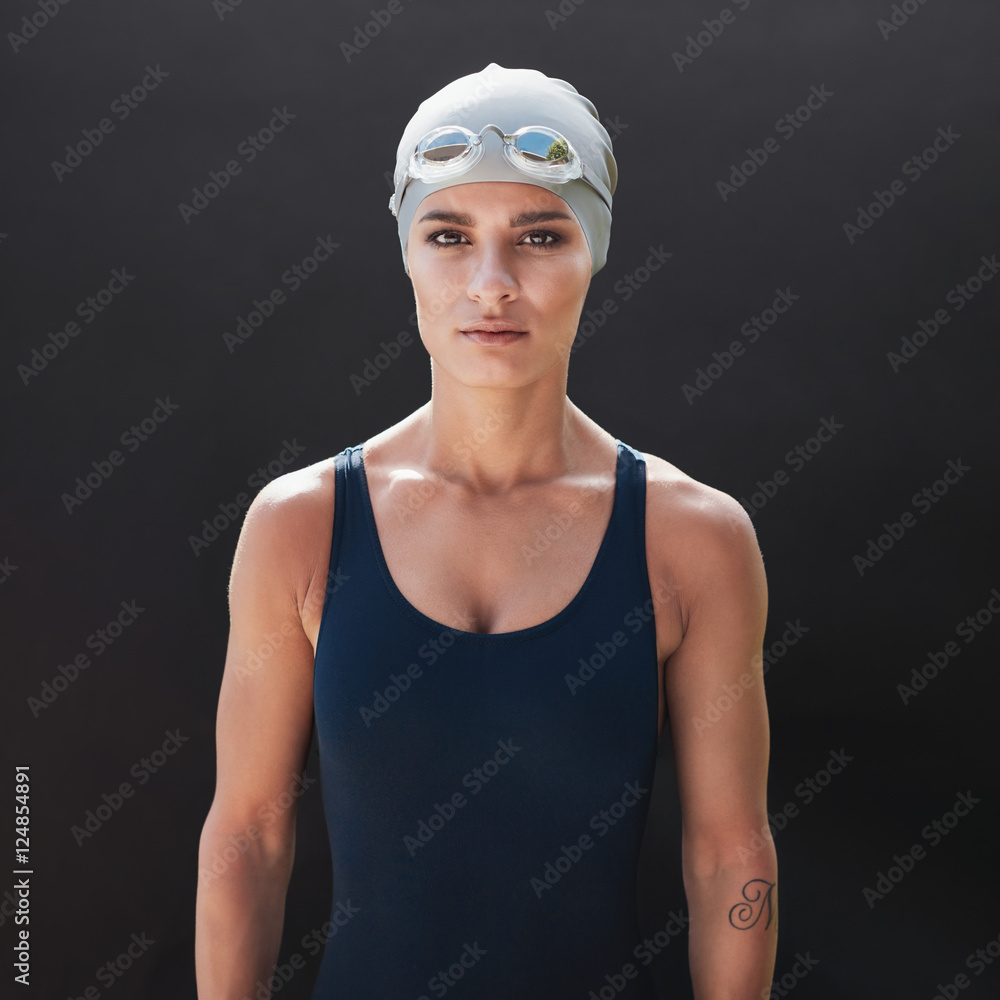 Female fitness model in swimsuit Stock Photo | Adobe Stock