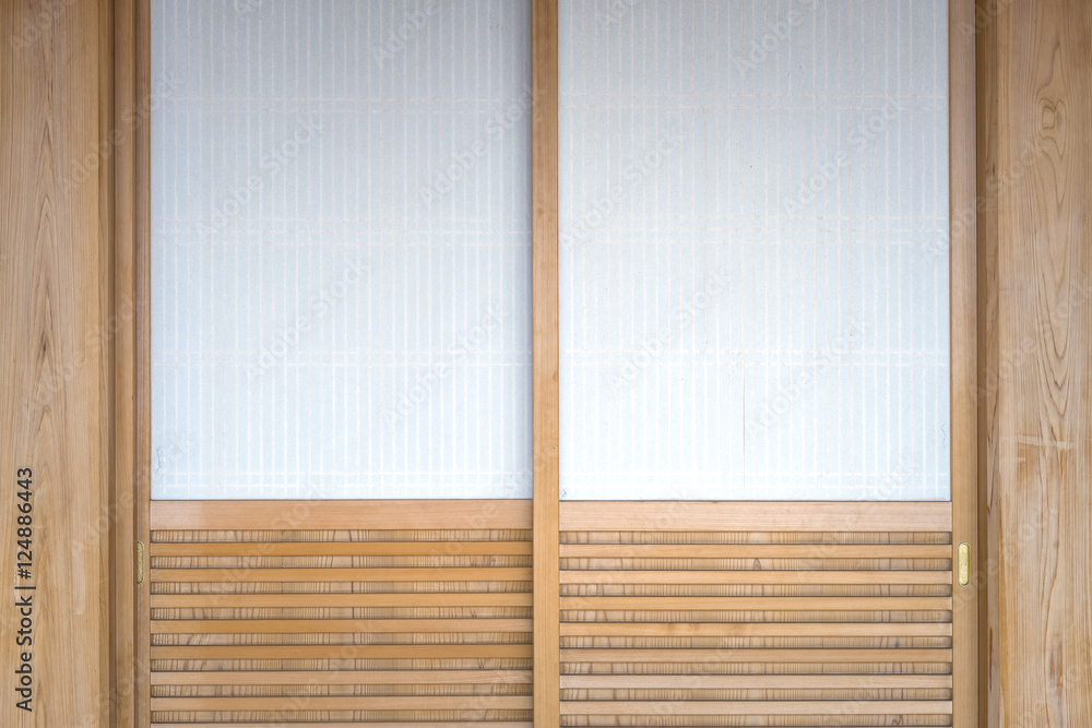 Pattern of Japanese sliding paper door Shoji Stock Photo | Adobe Stock