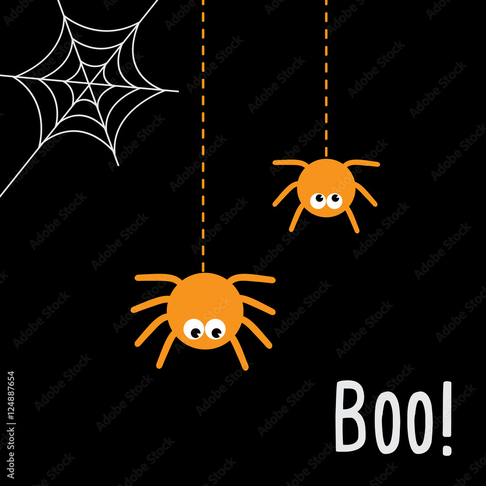 Halloween spider concept background for Halloween Party night ...