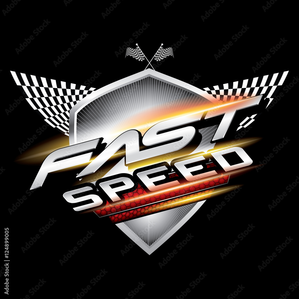 Vecteur Stock Fast speed logo concept vector. | Adobe Stock