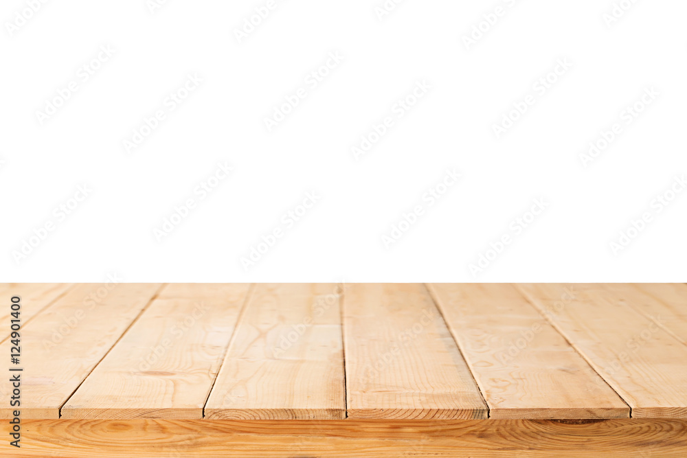 wooden table or mock up platform for interior decoration design or ...