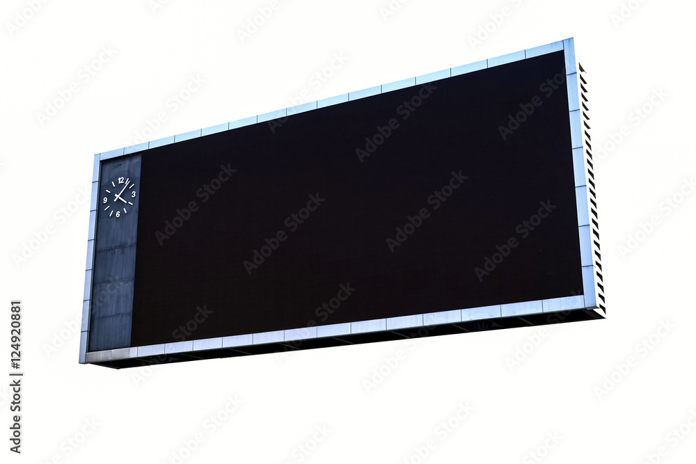 Scoreboard for reporting sporting events. Isolated white background ...