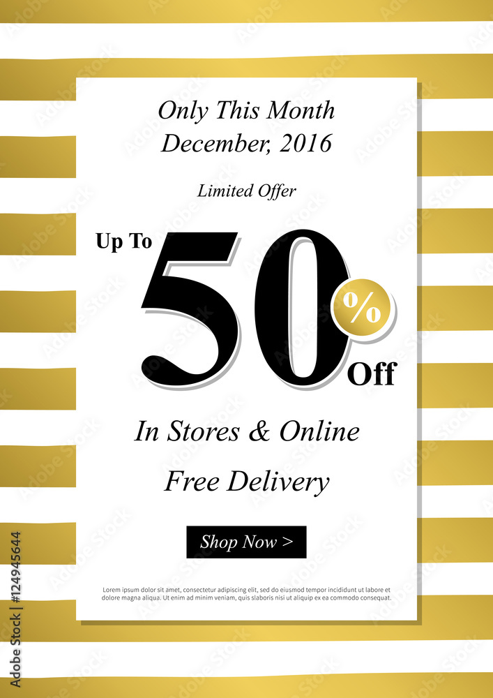 Vector promotional Amazing Shopping banner for online stores, websites ...