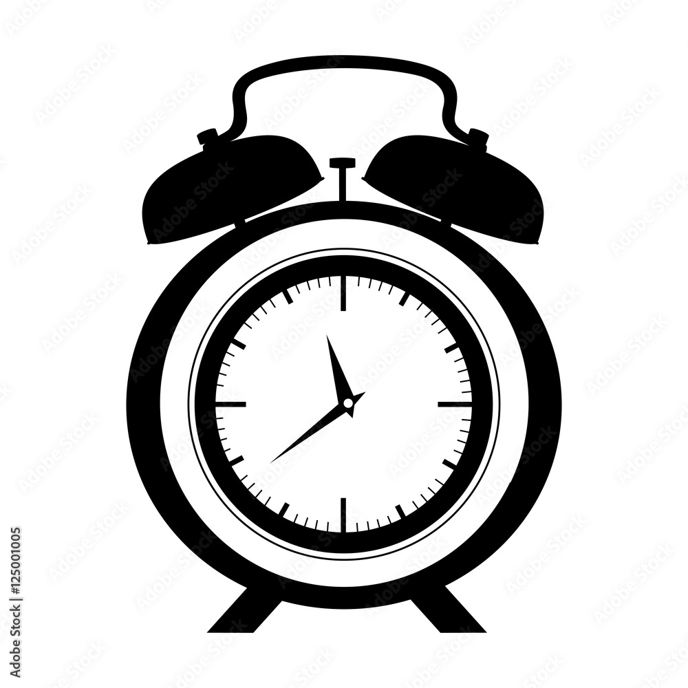 Analog Clock Icon Image Vector Illustration Design Stock Vector Adobe