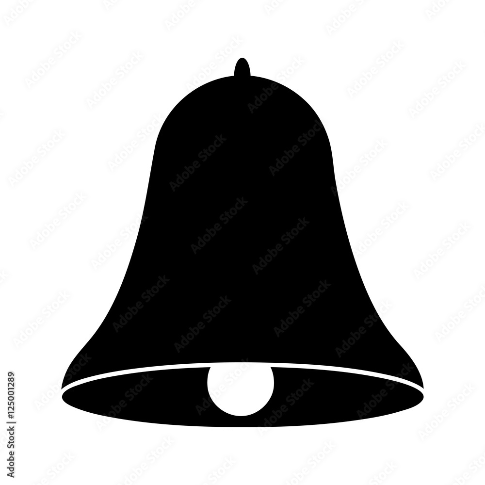 bell pictogram icon image vector illustration design Stock-Vektorgrafik ...
