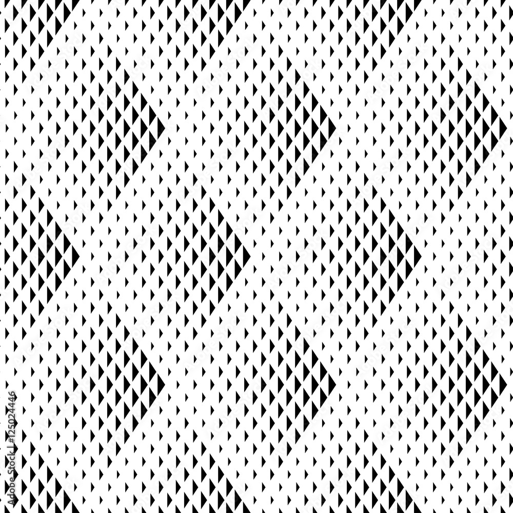 Vector seamless texture. Modern geometric background. Monochrome ...