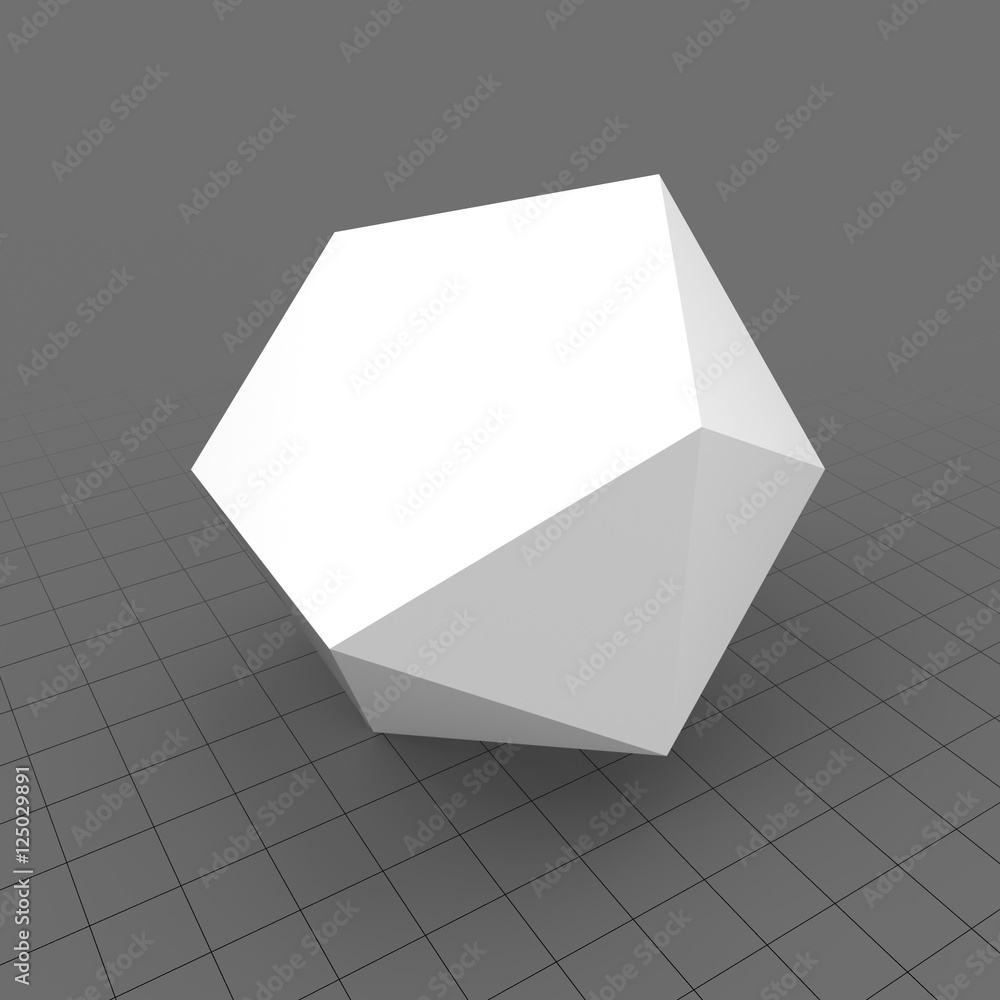 Icosahedron 3d