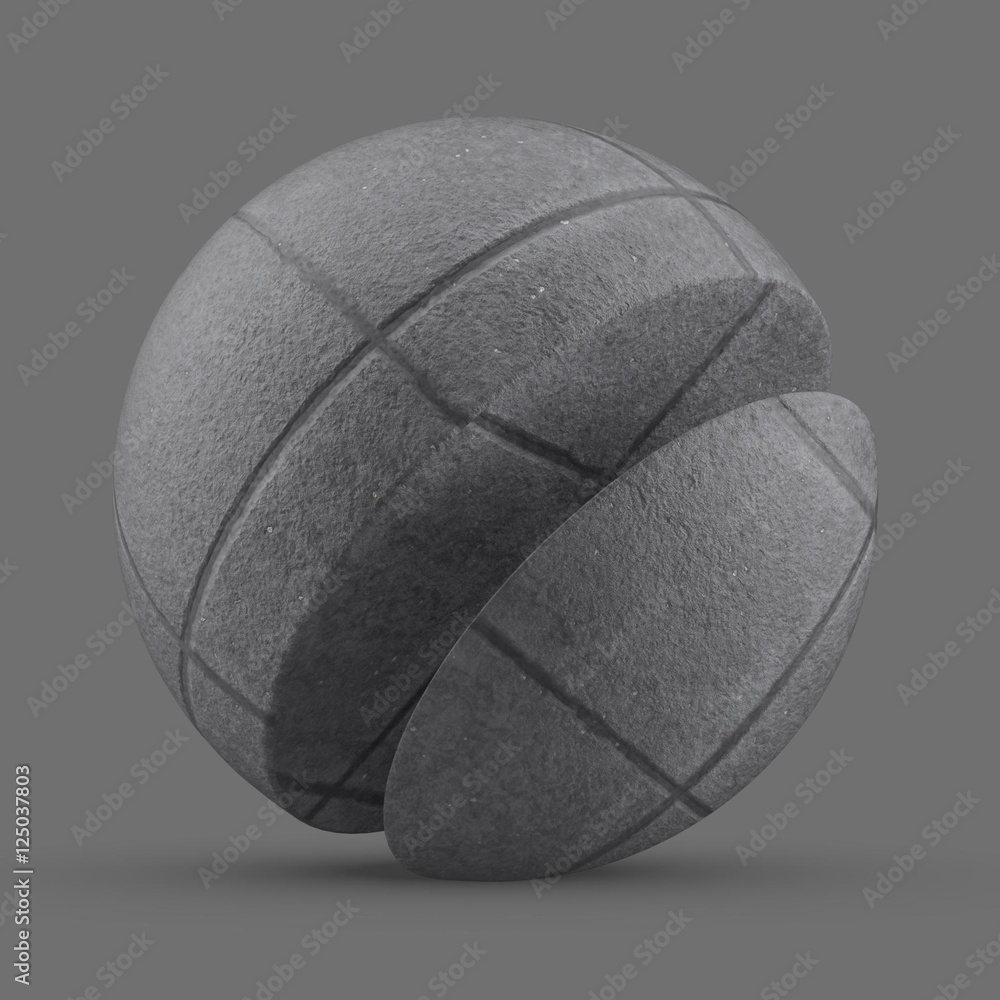 Gray linear concrete tiles Stock 3D asset | Adobe Stock