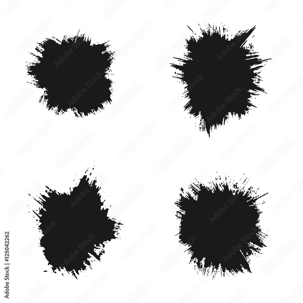 set of spots. Vector illustration. Stock Vector | Adobe Stock