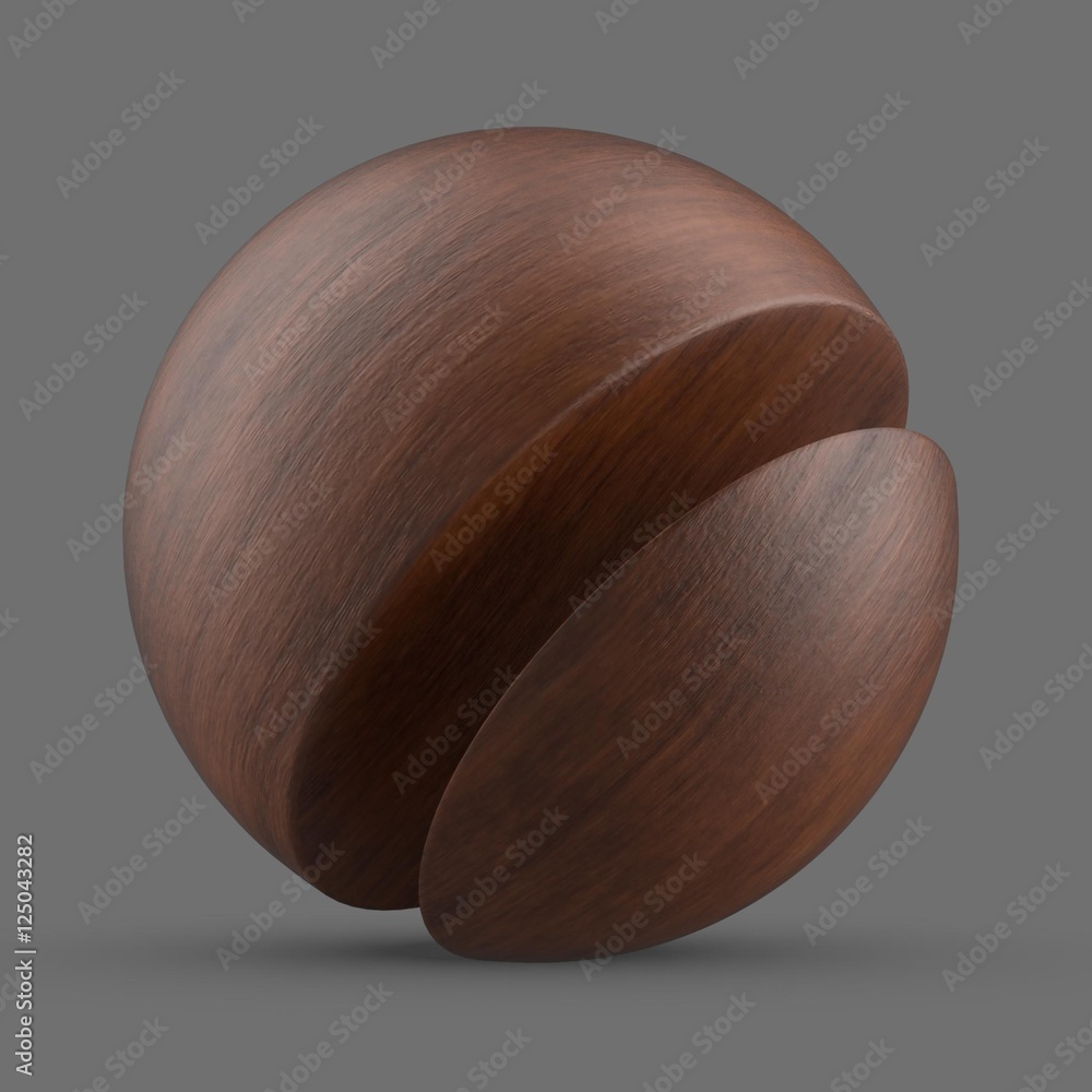 Brown acajou mahogany wood Stock 3D asset | Adobe Stock
