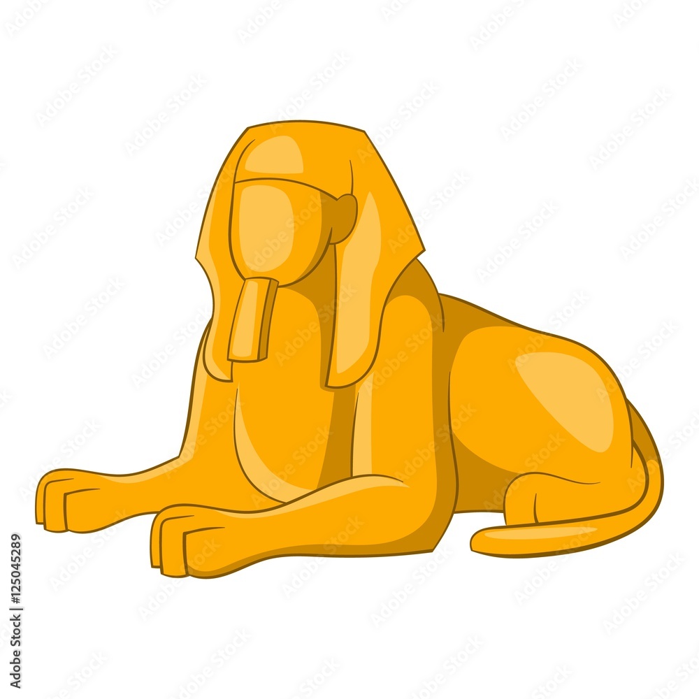 Sphinx icon. Cartoon illustration of sphinx vector icon for web design ...