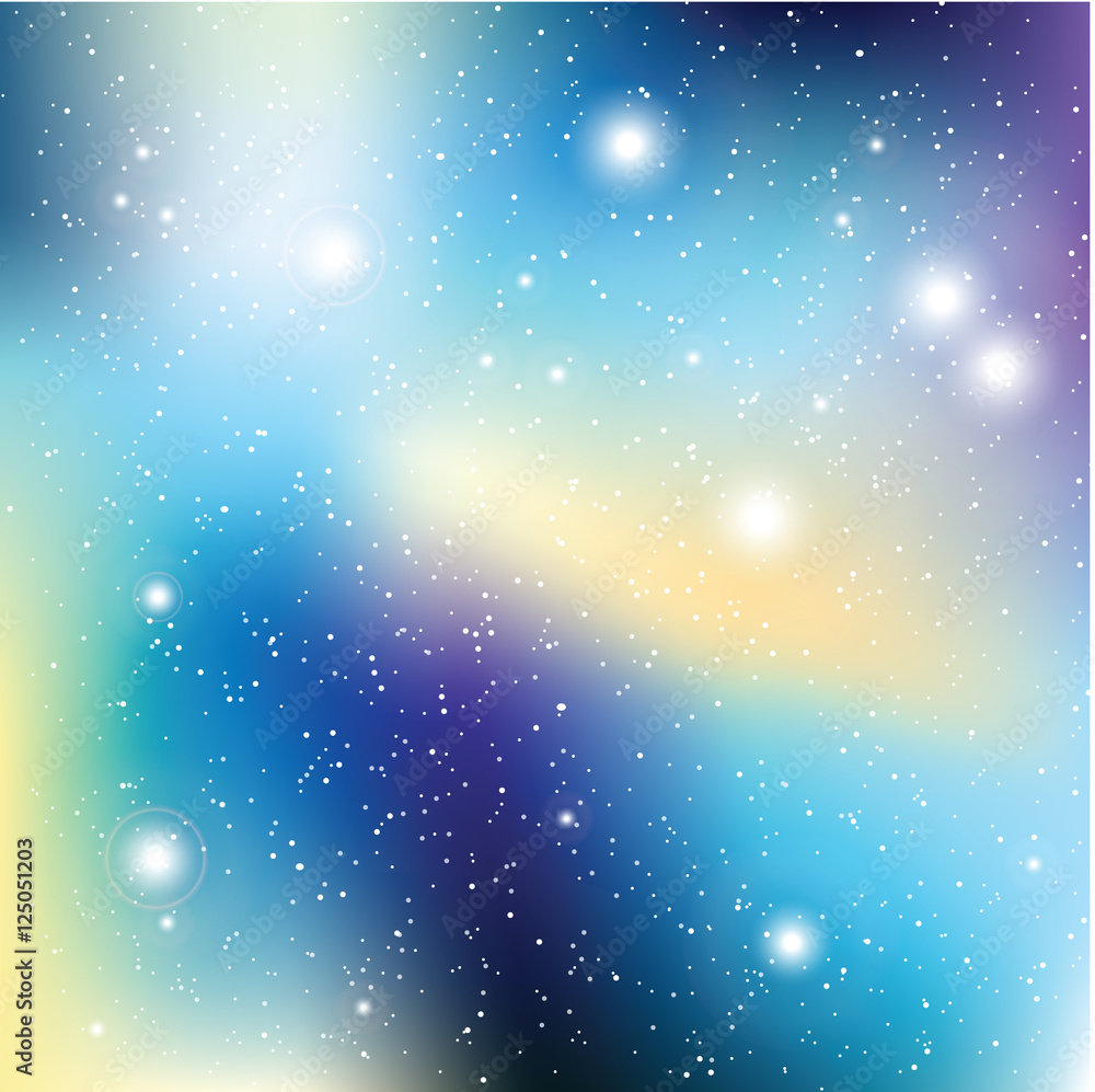 Universe with stars. Matrix of glowing stars. Space background. Stock ...