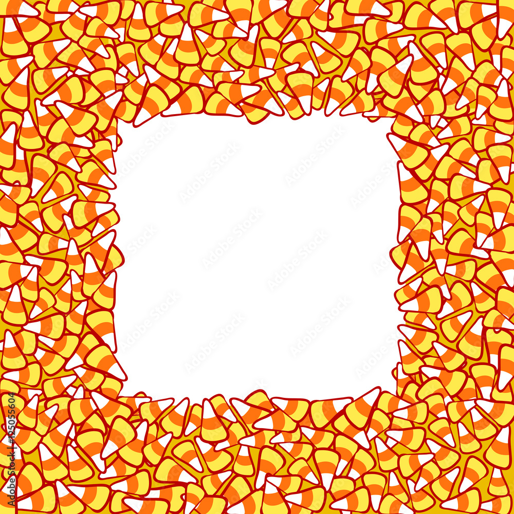 Candy Corn Border Clip Art