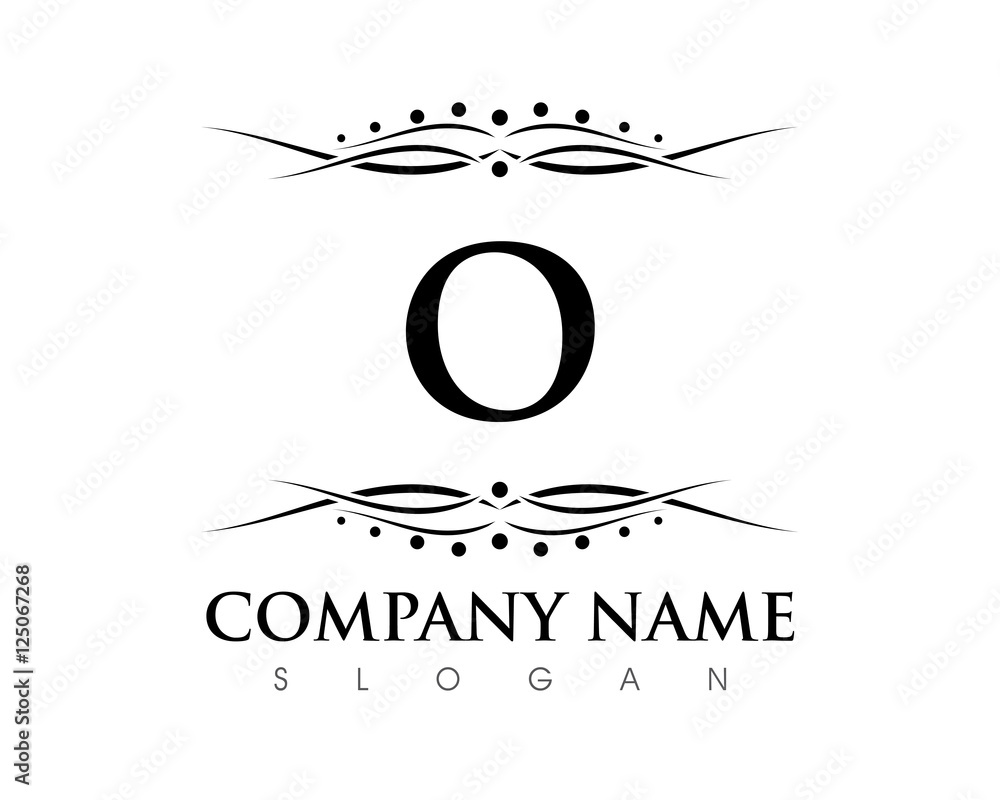 O Letter Royal Logo Stock Vector | Adobe Stock