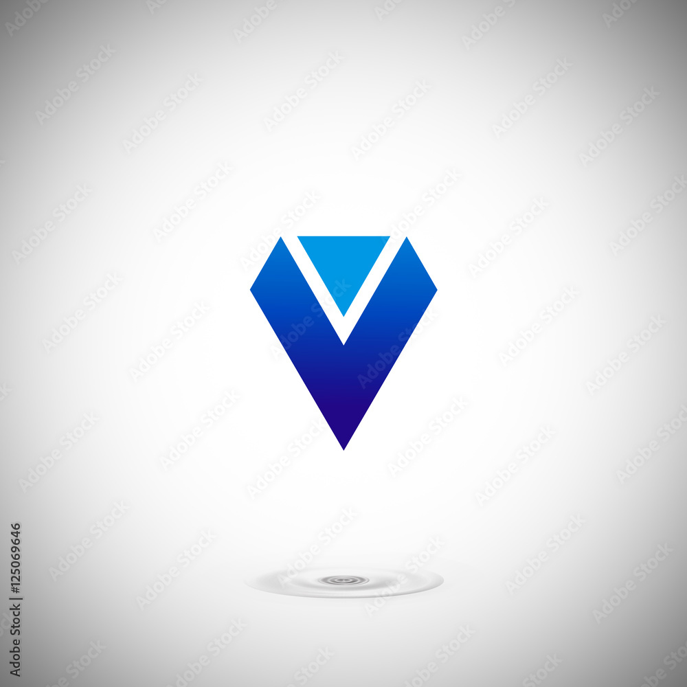 V, Logo V, Letter V, Symbol V, Icon V Stock Vector | Adobe Stock