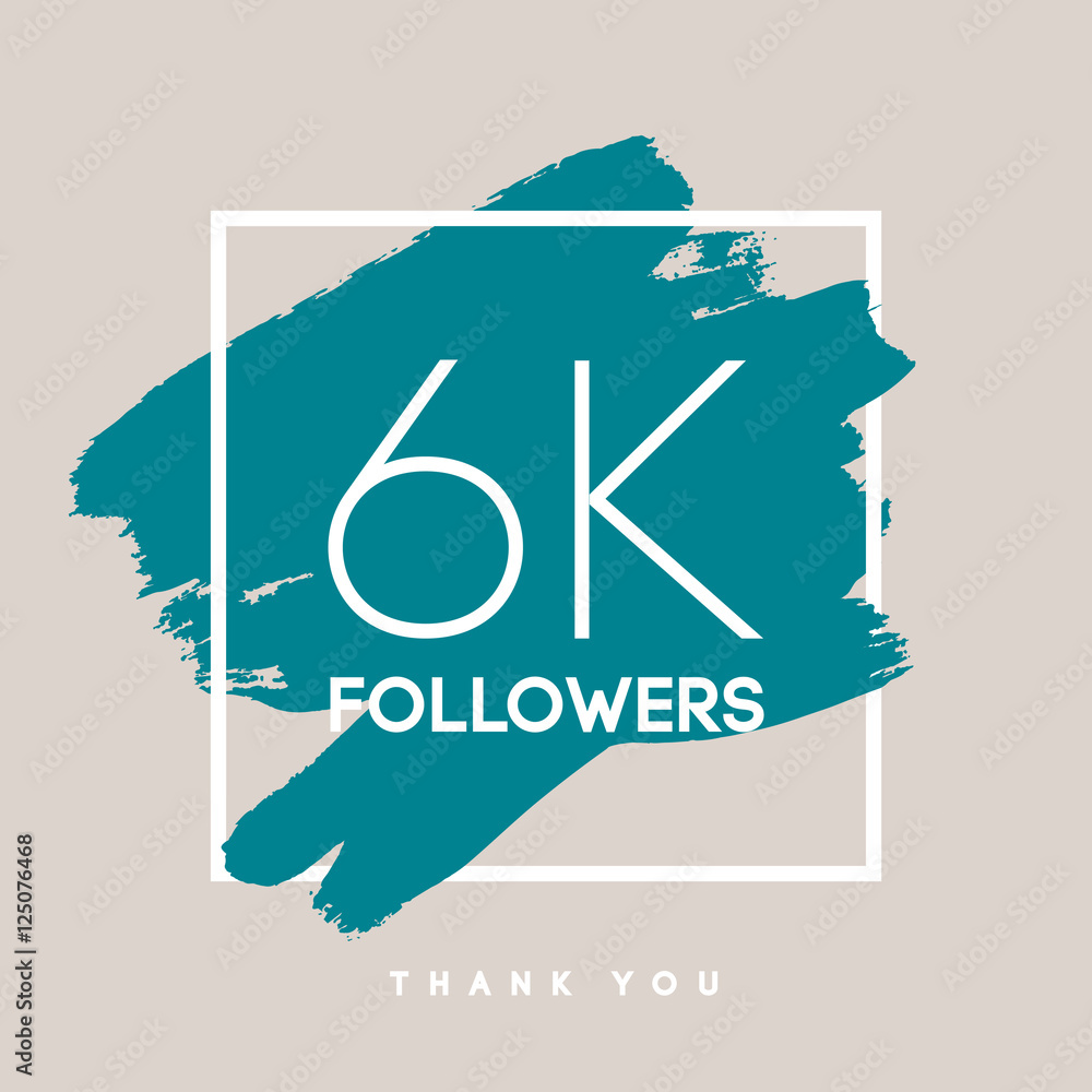 Vector thanks design template for network friends and followers. Thank ...