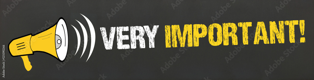 Very Important! Megafon Stock Illustration | Adobe Stock