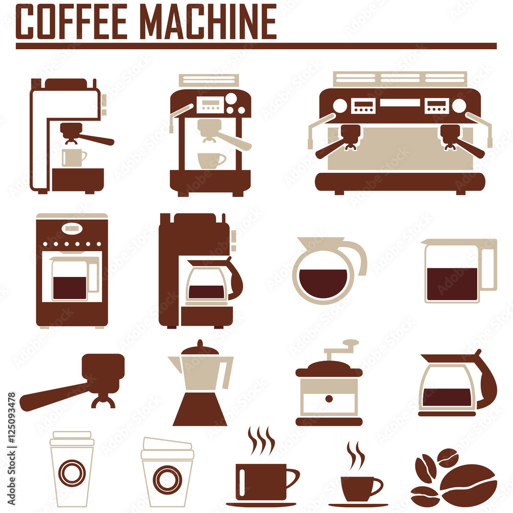 coffee roaster machine vector illustration. Stock Vector | Adobe Stock