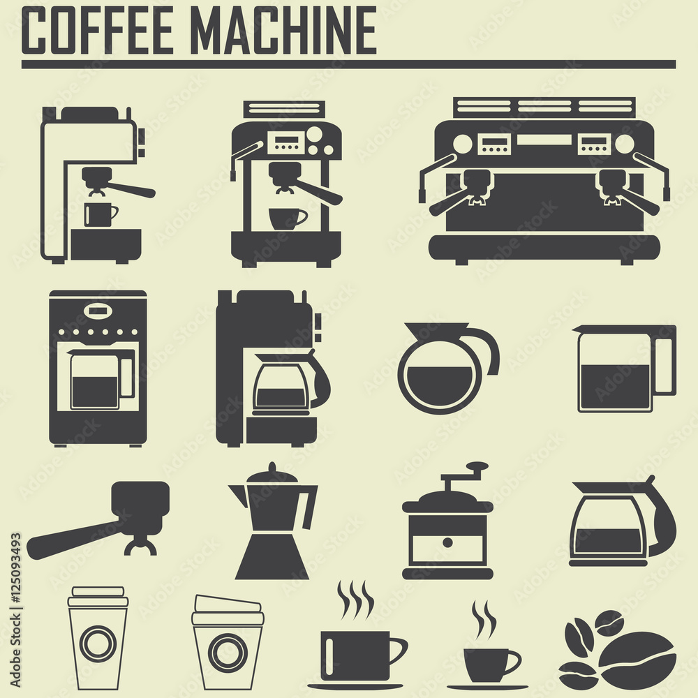 coffee roaster machine vector illustration. Stock Vector | Adobe Stock