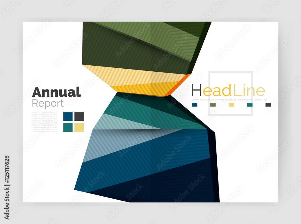 Business annual report abstract backgrounds Stock Vector | Adobe Stock