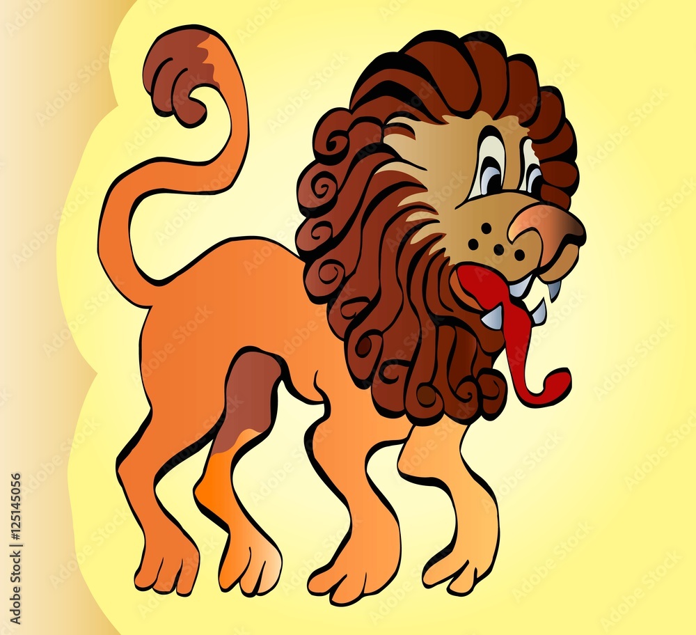 Lion Tail Vector