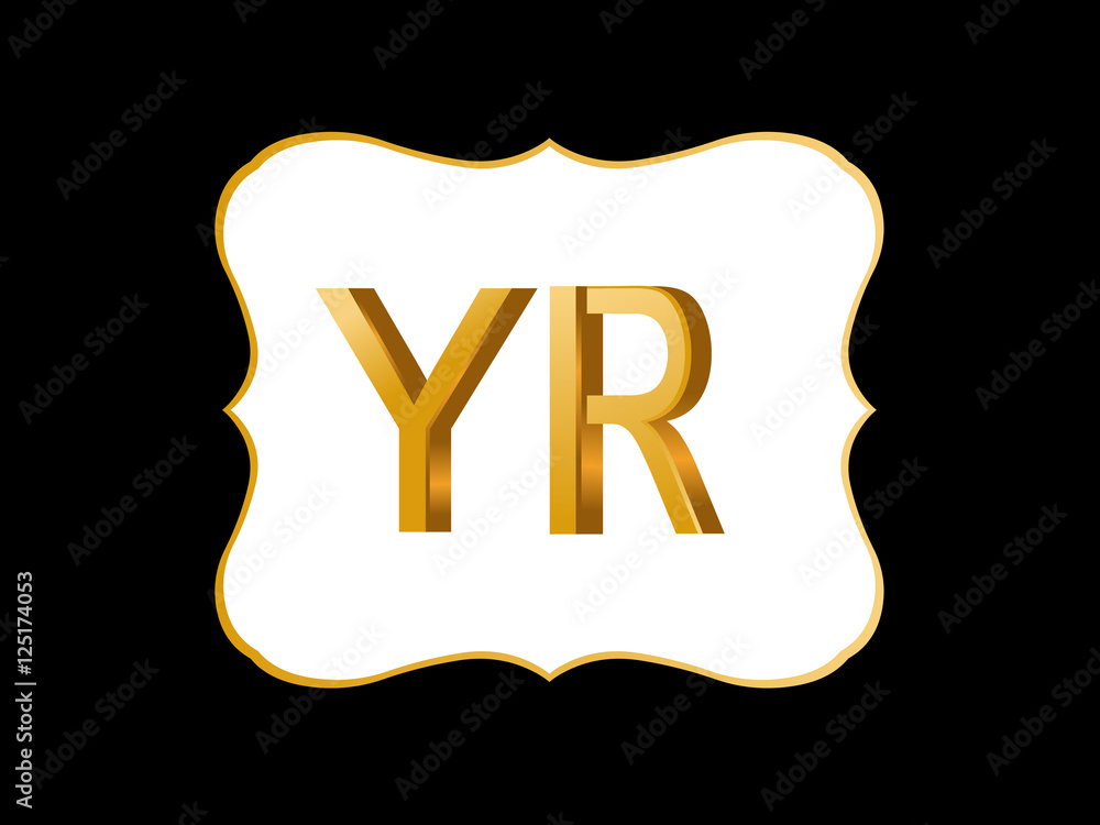 YR Initial Logo for your startup venture Stock Vector | Adobe Stock