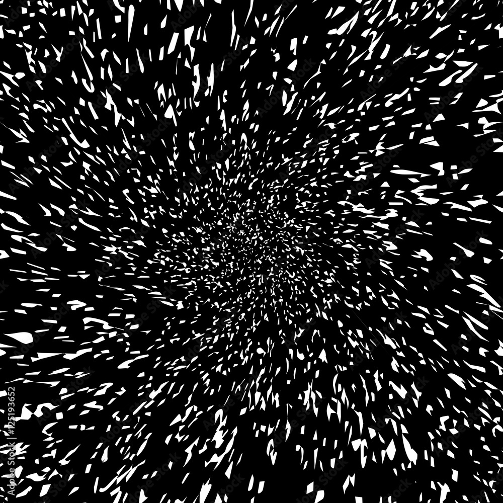 Vector modern abstract geometry dust pattern. black and white seamless ...