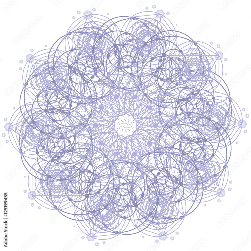 Sacred geometry star symbol. Alchemy, religion, philosophy, astrology ...