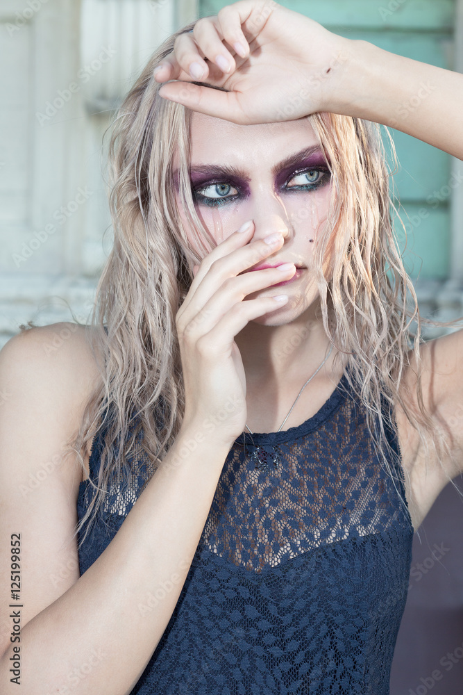 Crying Model Photography