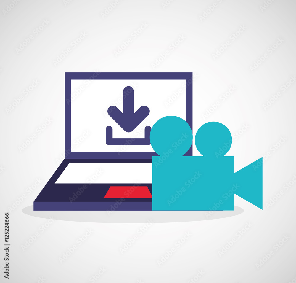 download digital data icons vector illustration design Stock Vector ...