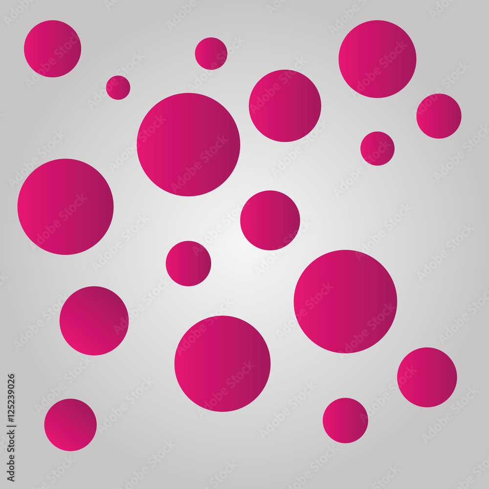 magenta circles background Stock Illustration | Adobe Stock