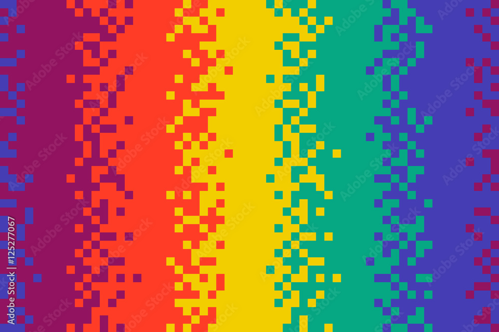 Pixel rainbow background Seamless pattern Stock Vector | Adobe Stock Pixel rainbow background Seamless pattern Stock Vector | Adobe Stock