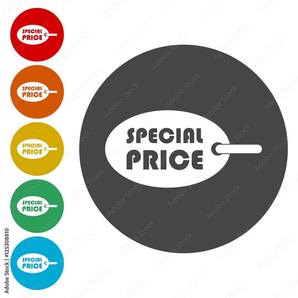 Special price circle icon Stock Vector | Adobe Stock