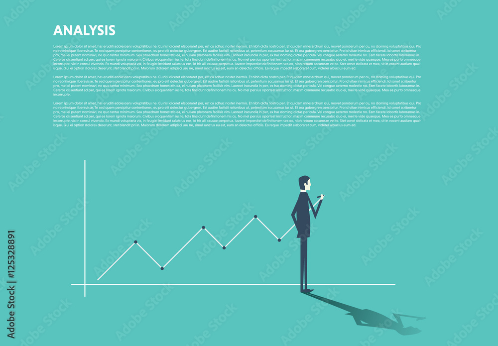 Drawing a Chart Infographic Stock Template | Adobe Stock