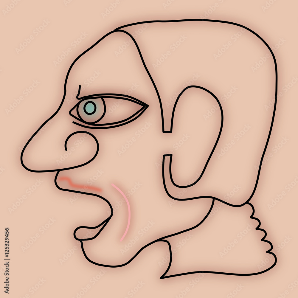 Simple Mouth Illustration