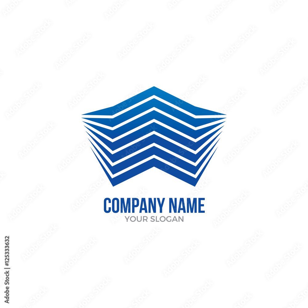 abstract construction logo company Stock Vector | Adobe Stock