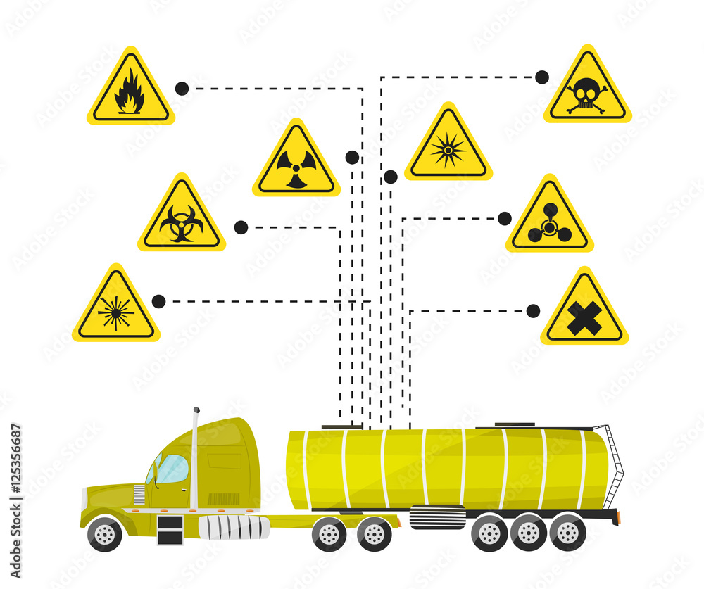 Cartoon illustration on the theme of products of the chemical industry ...