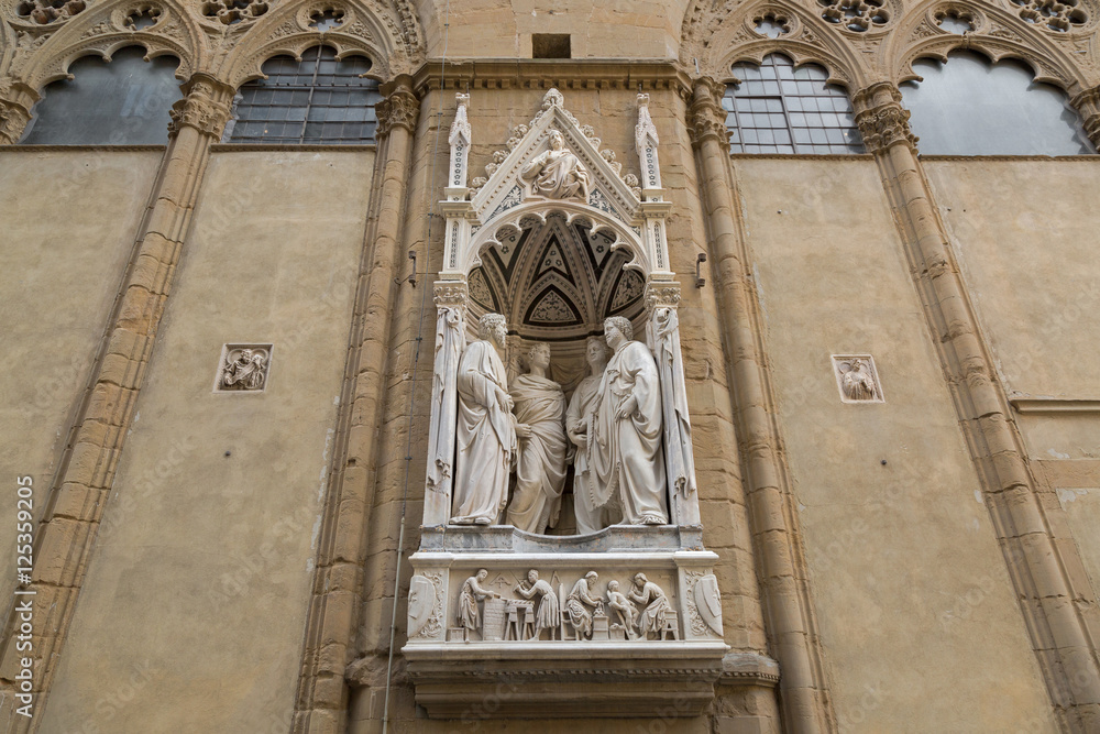 Marble statue of 4 Crowned Martyrs of Four Saints Group (Guild of Stone ...
