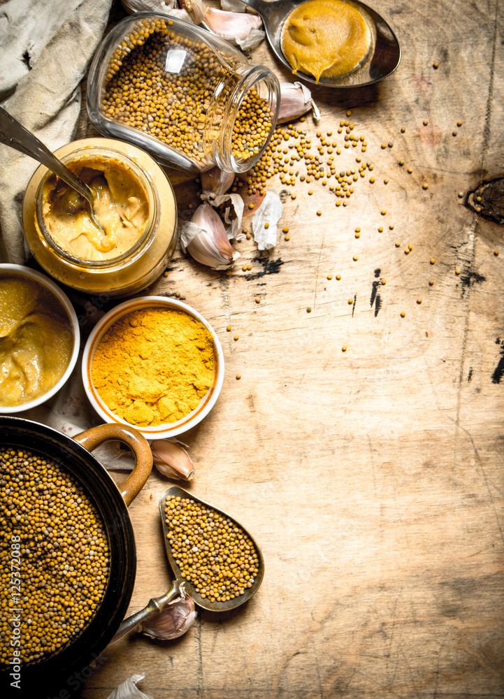 Cooking fresh mustard. Stock Photo | Adobe Stock