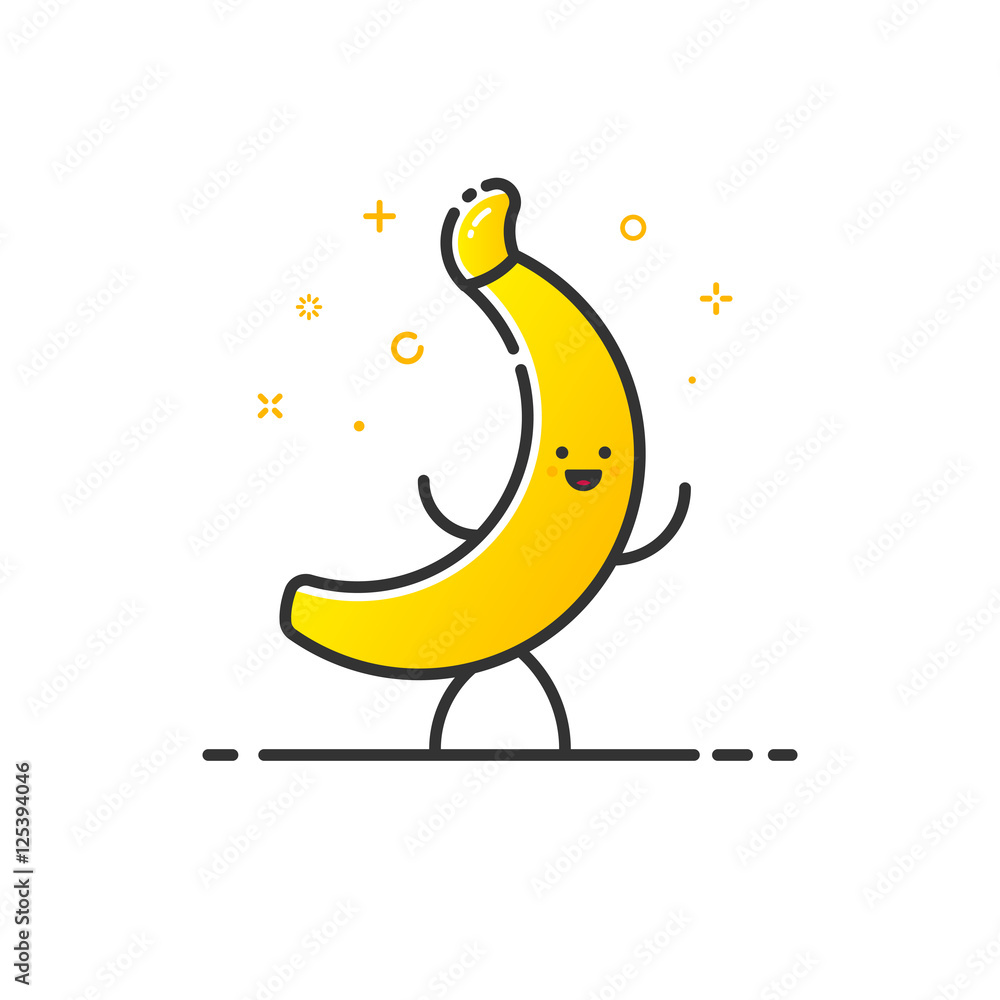 Banana Face Clip Art