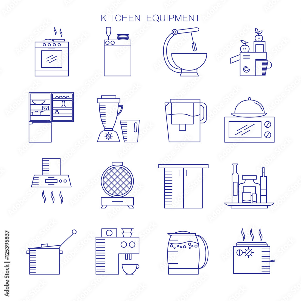 Kitchen hood icon. High quality pictogram. Outline vector symbol for ...